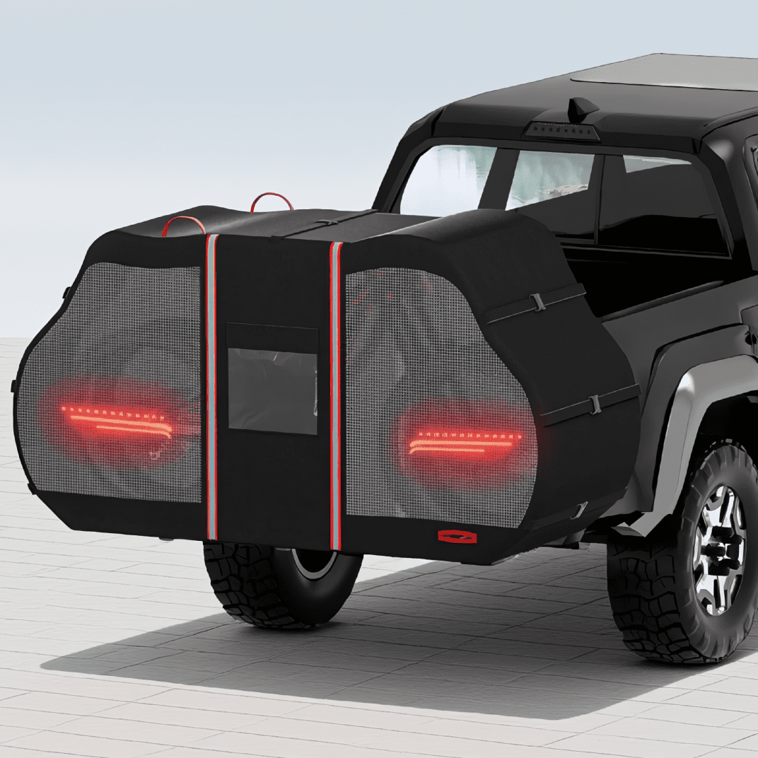 2-Bike Transport Cover, 420D Waterproof Carrier Cover with Reflective ...