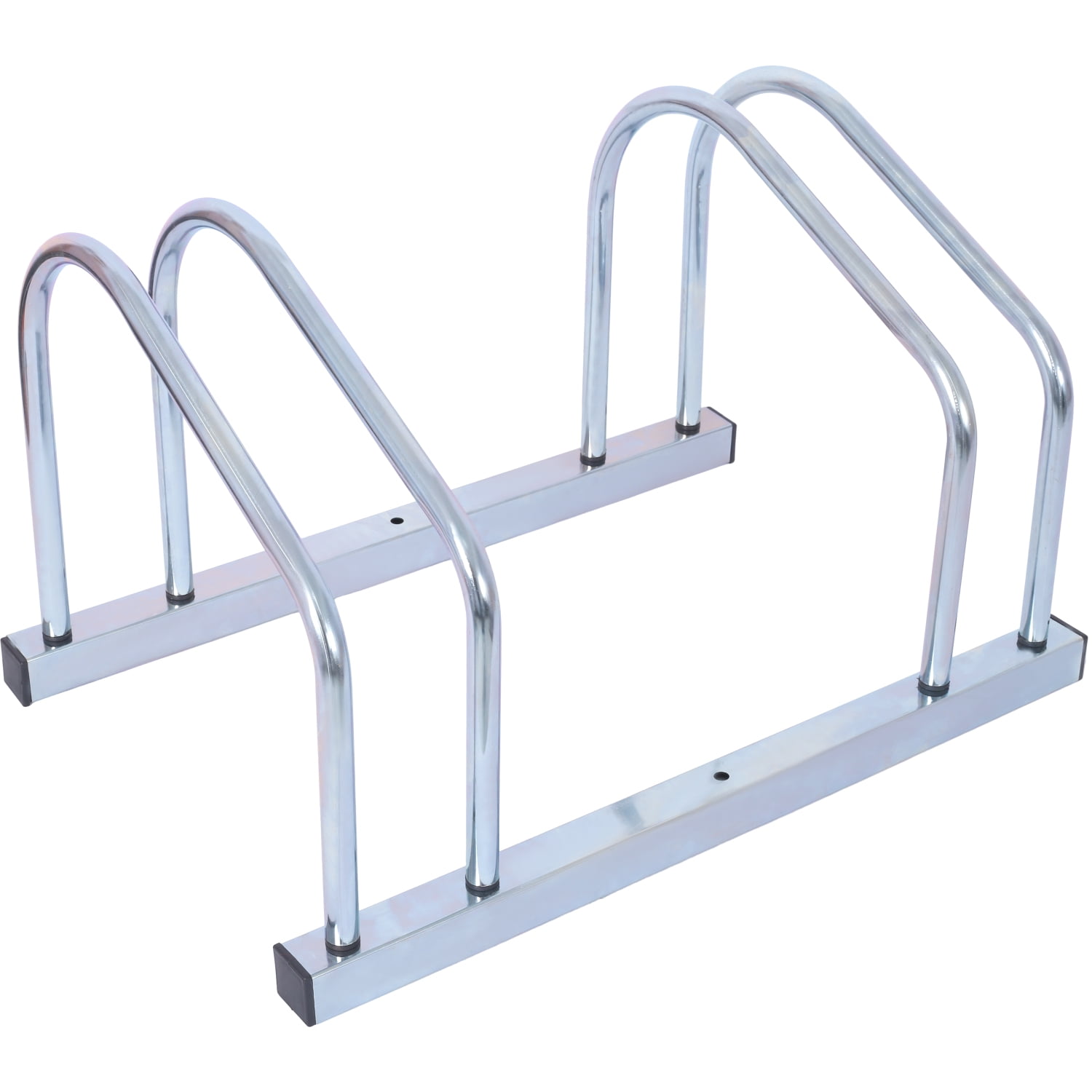 2 Bikes Floor Bike Stand Bike Parking Rack Garage Bike Storage Stand ...