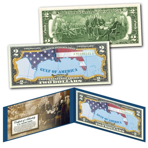 $2 Bill Gulf of America Two-Dollar Bill Design - Walmart.com