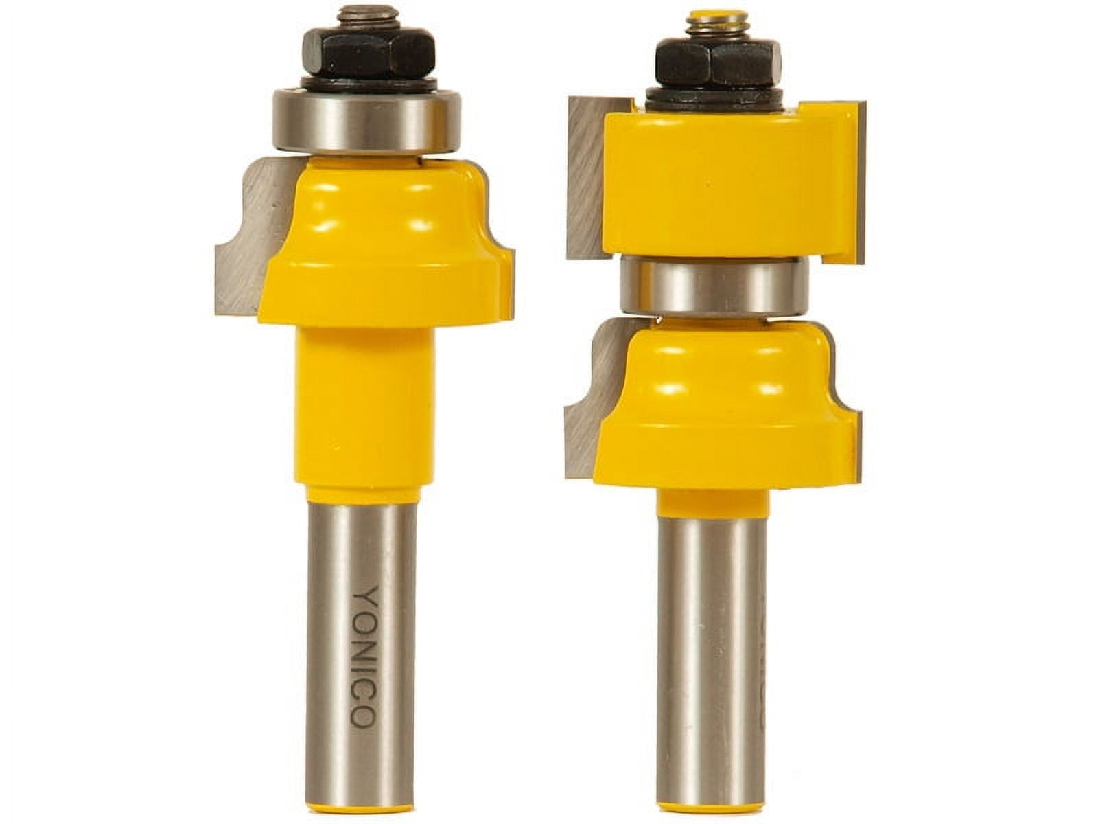 2 Bit Ogee Window Sash Router Bit Set - 1/2" Shank - Yonico 18227 ...