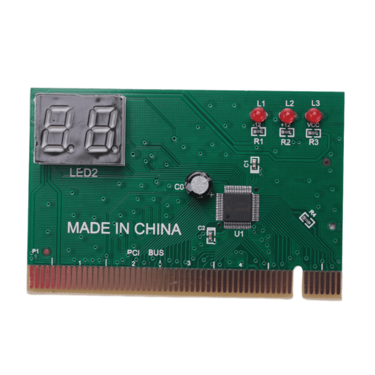 2 - Bit Pci Motherboard Fault Test Card Desktop Computer Detection Card ...
