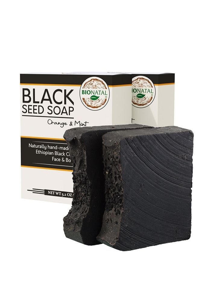2 Black Seed Soaps 4.2oz (Ethiopian Seeds) Orange & Mint - Walmart.com