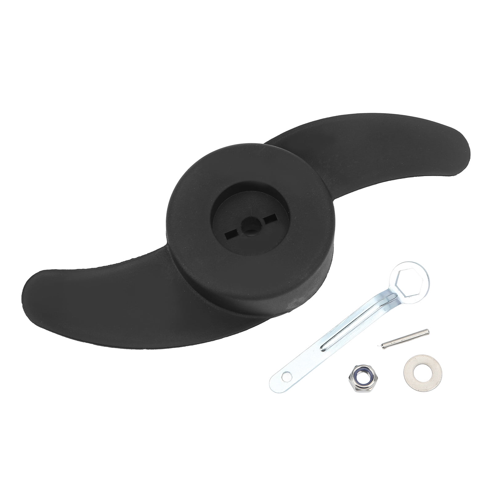 2-Blade Thicker Outboard Prop for 28lb-46lb Engines, Suitable for 12V ...