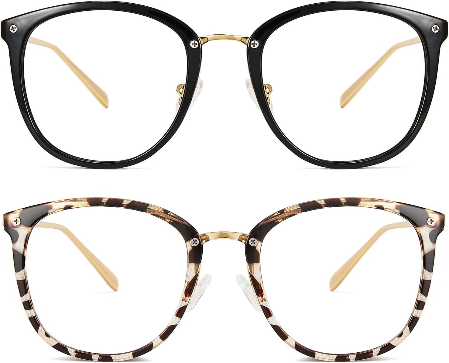 2 Blue Light Glasses for Woman, Reduce Eye and for Office and ...