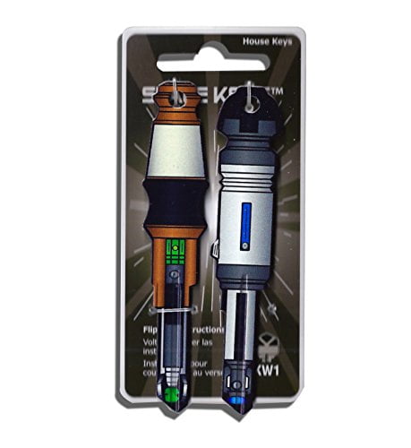 2 Blue and Green Sonic Locker Screw Driver Shaped Space Keys KW1 KW10 ...
