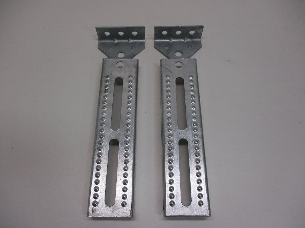 (2) Boat Pontoon Trailer 10" Bolster Bunk Board Adjustable Swivel ...