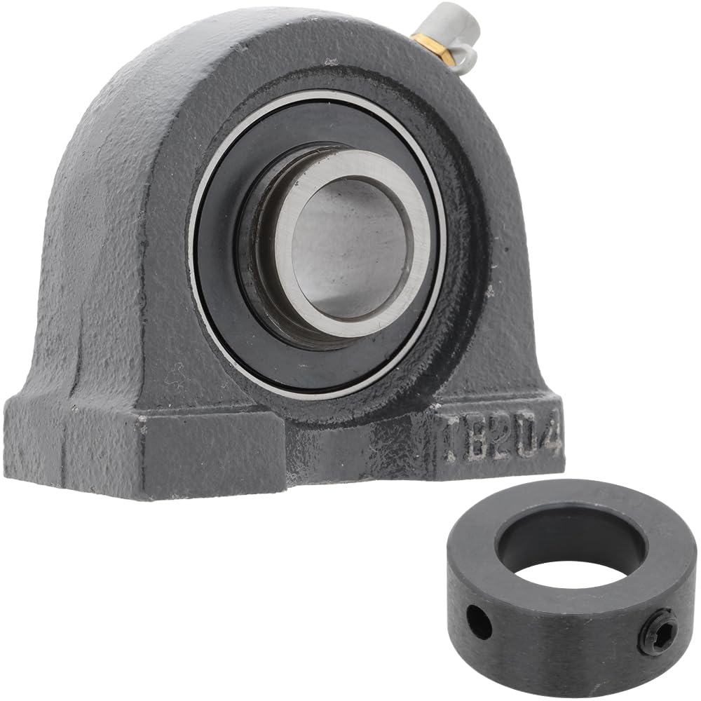 - 2-Bolt Tapped Base Bearing Unit, Insert Bearing HC204-12, Cast Iron Housing TB204, Bore Shaft ...