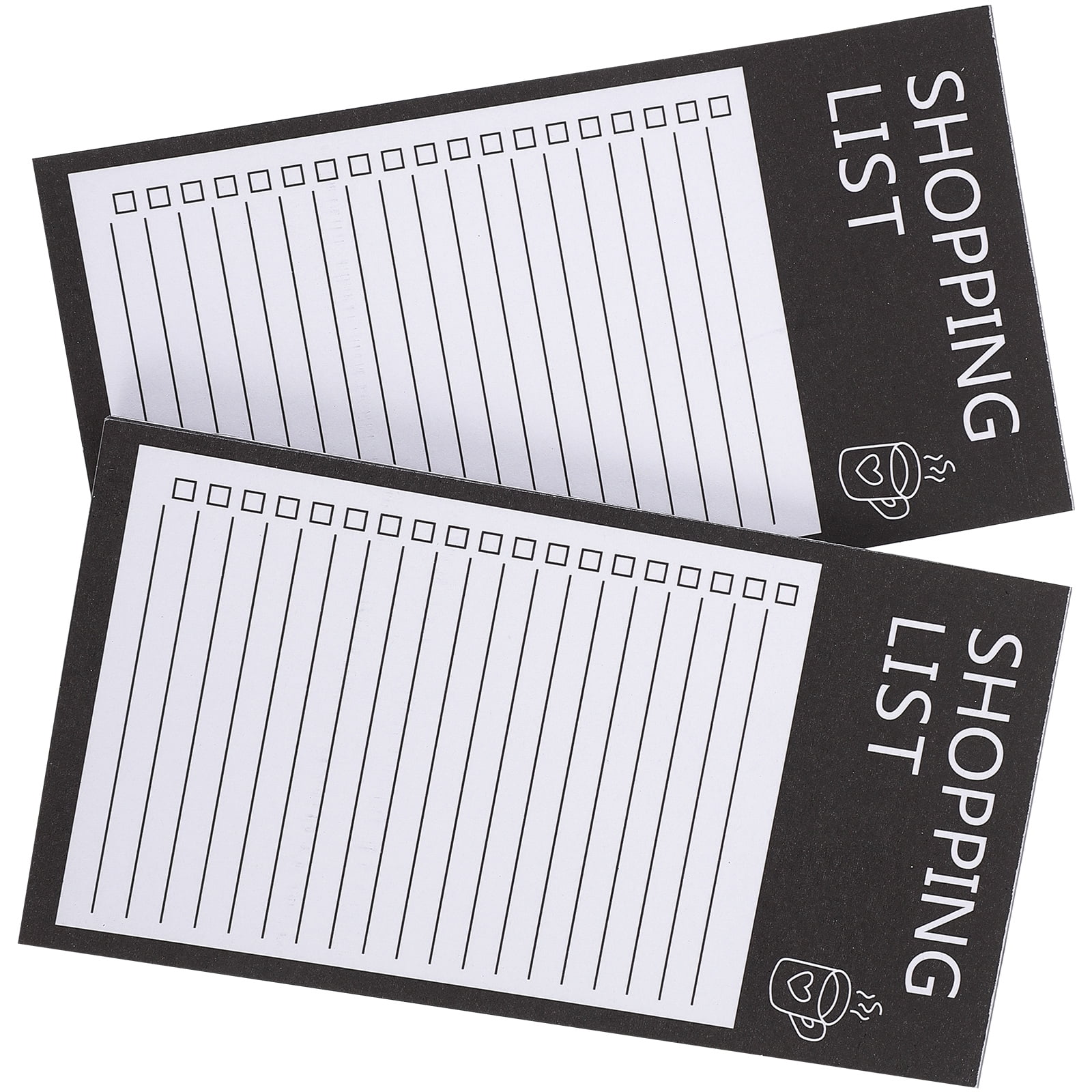 2 Books Magnetic Note Pad Unique Style English Shopping List (style 2 ...