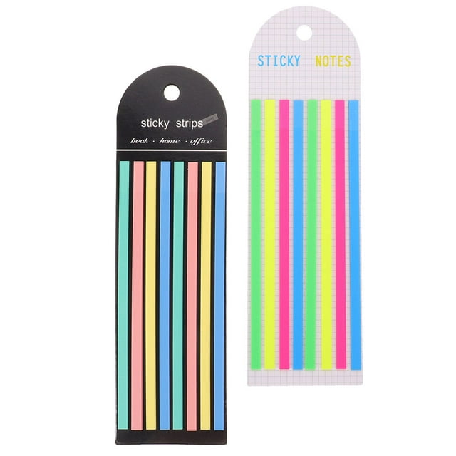 2 Books Sticky Notes Adhesive Reading Markers The Office Supplies Tabs ...