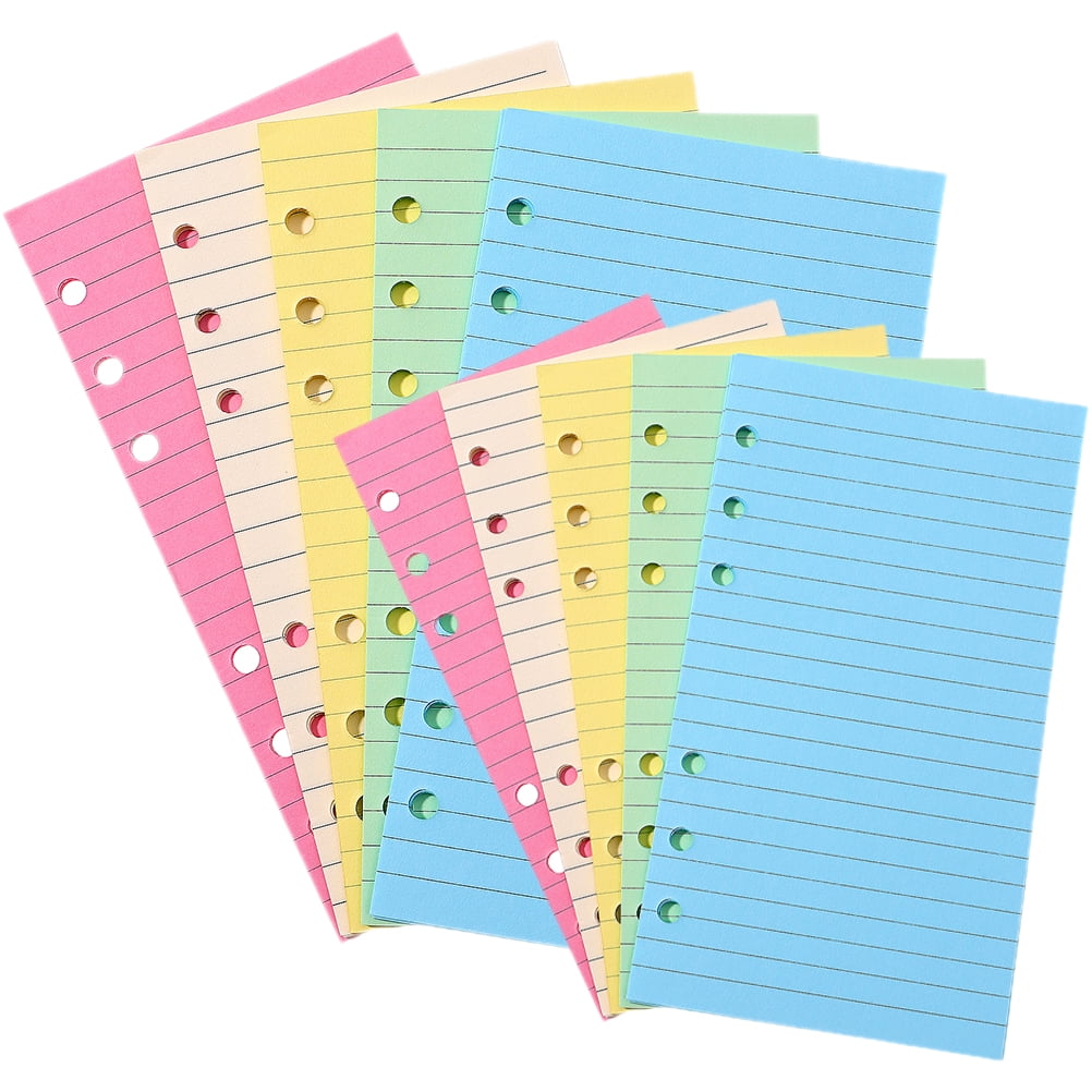 Worgeous A5 Paper Notebook Refills for Writing Assorted Color HighGrade ...