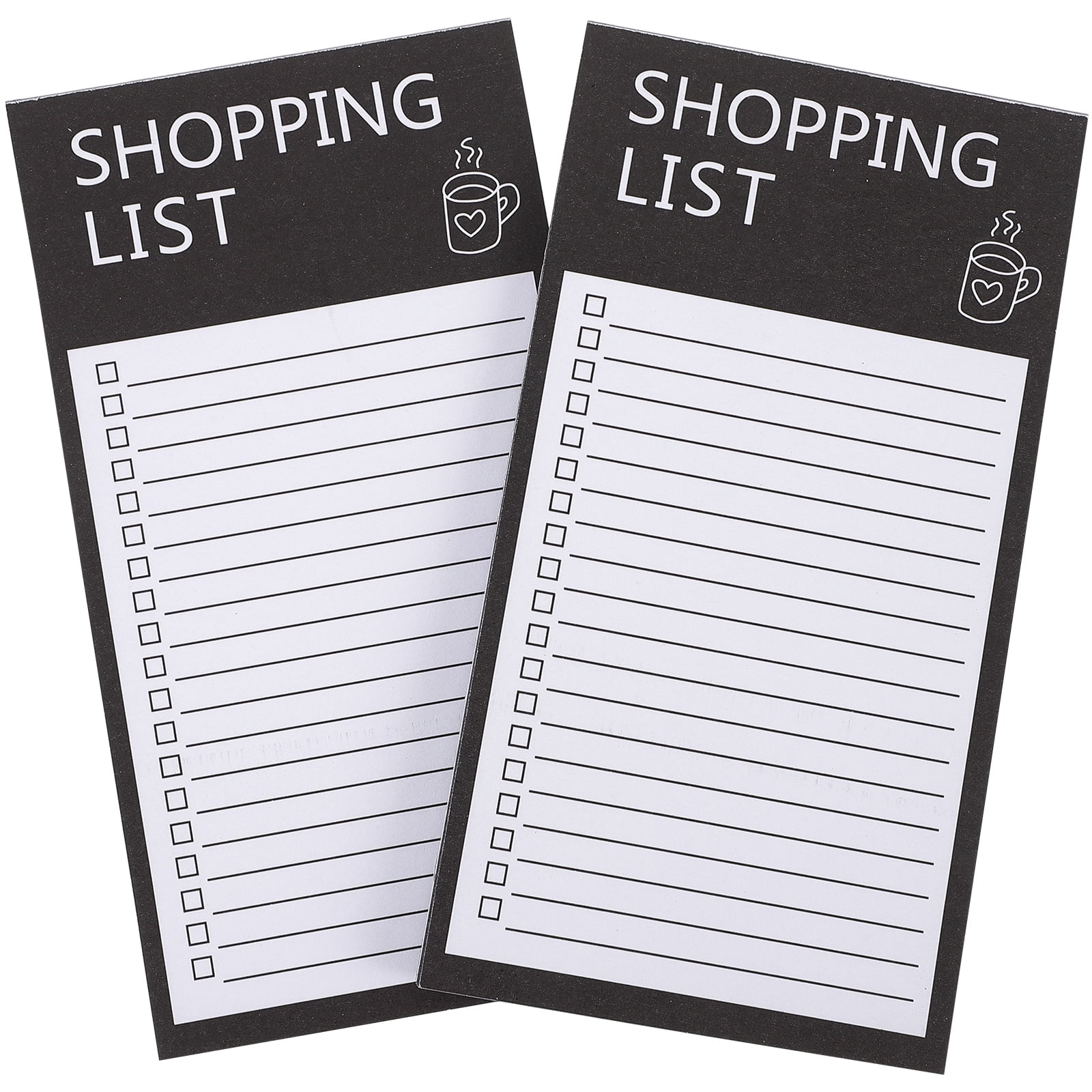 2 Books of Shopping List Pad Grocery List Notepad Shopping Magnetic ...