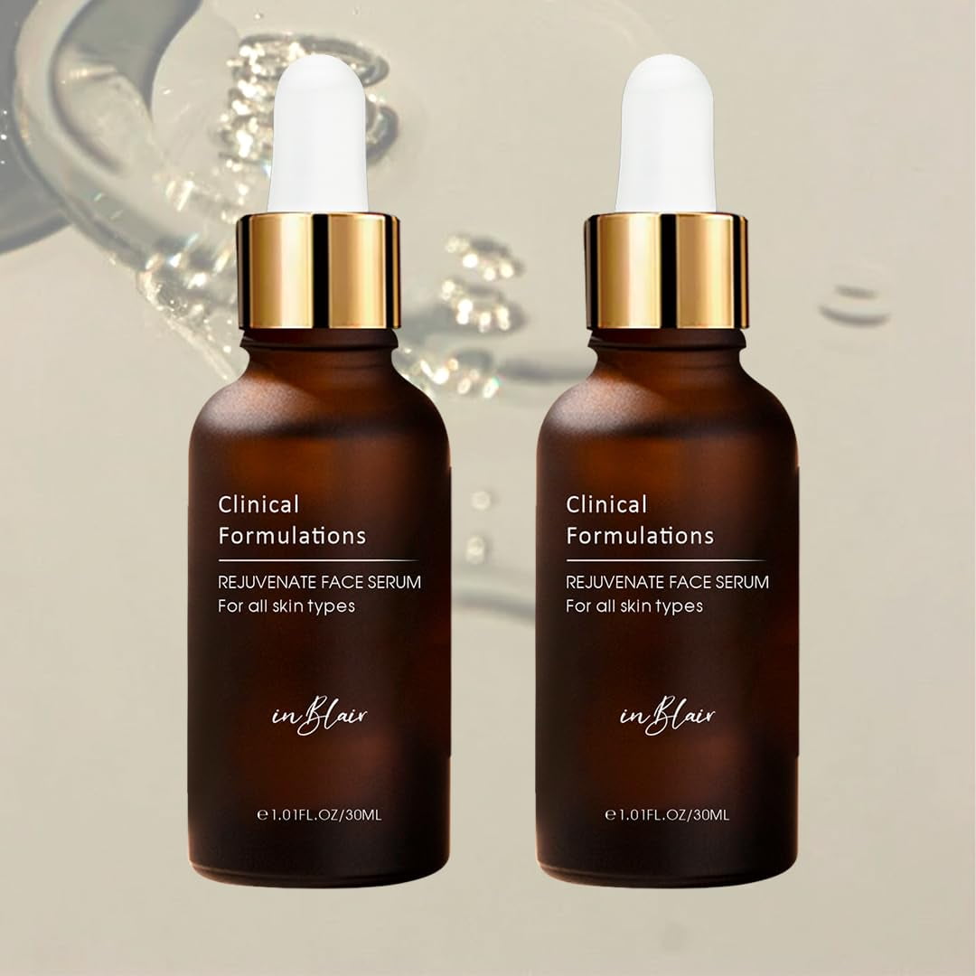 2 Bottle Pack - Inblair Rejuvenate Resurfacing Face Serum - Skin Care Serum for Face Wrinkles ...