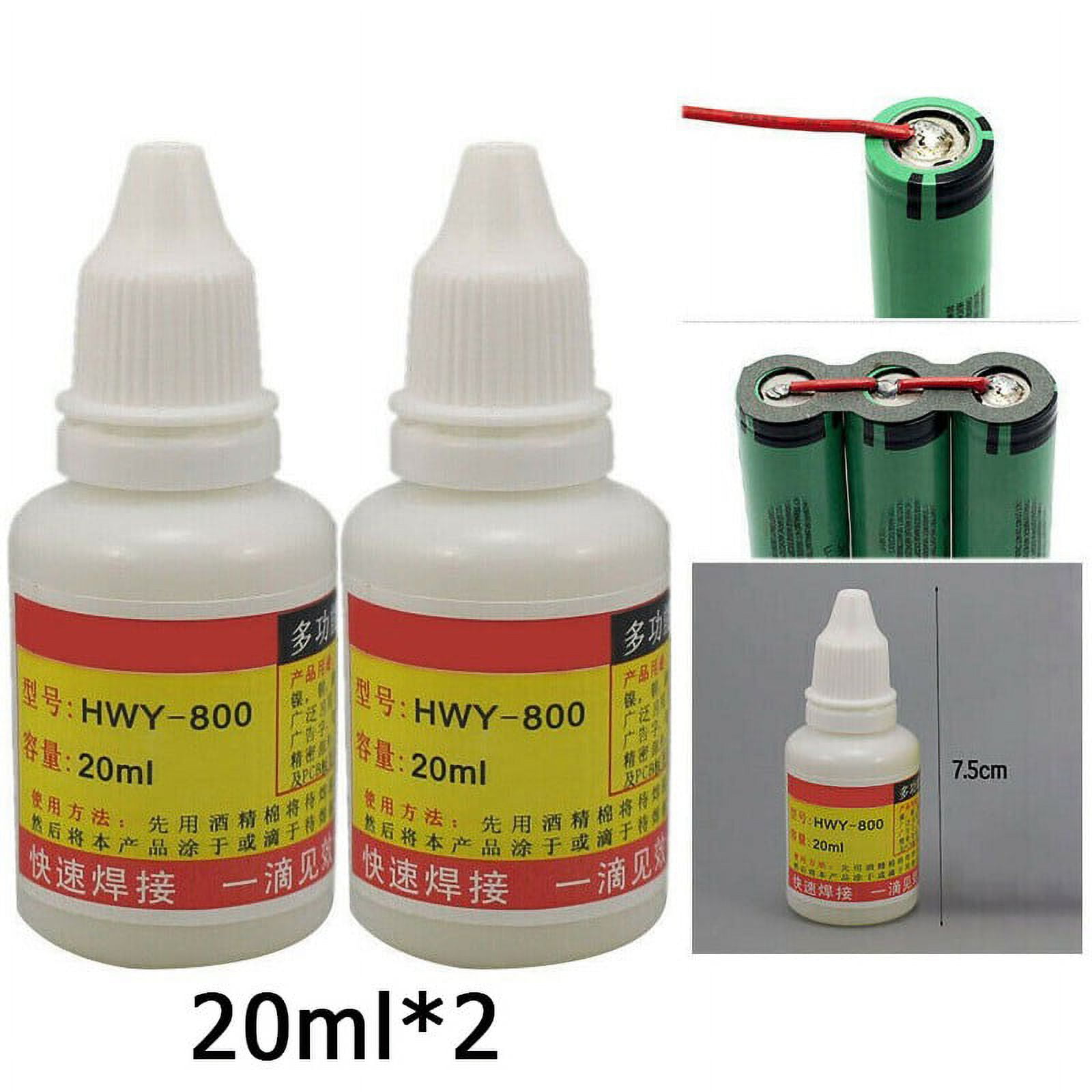 2 Bottles 20ml Stainless Steel Flux Soldering Paste Liquid Welding ...