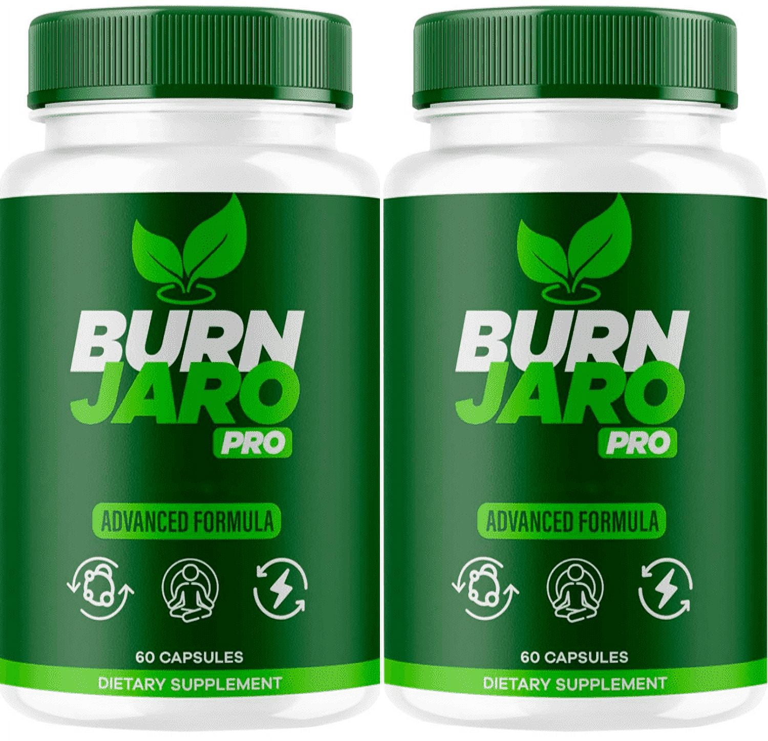 2 Bottles Burn Jaro_Pills, Advanced&Formula Strength Suppl-ement ...