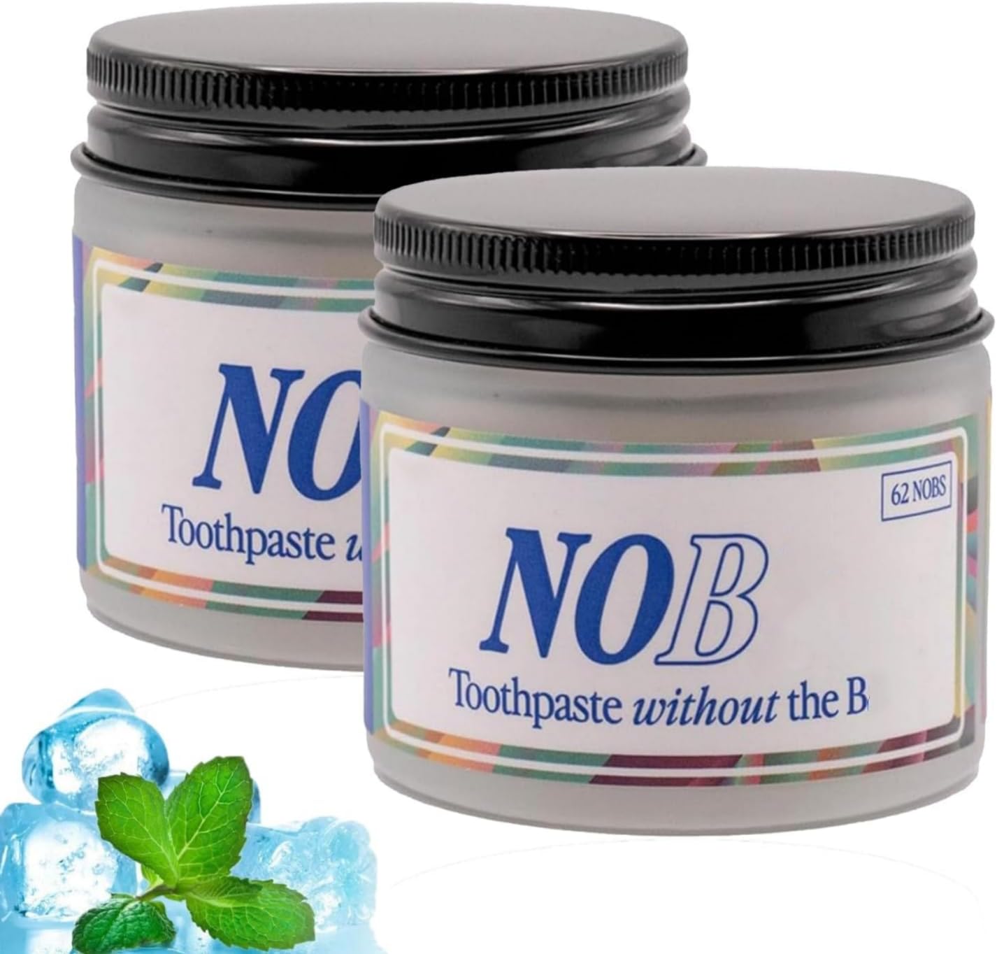 2 Bottles Toothpaste Tablets, Flouride Free Toothpaste Tablets, Nano ...