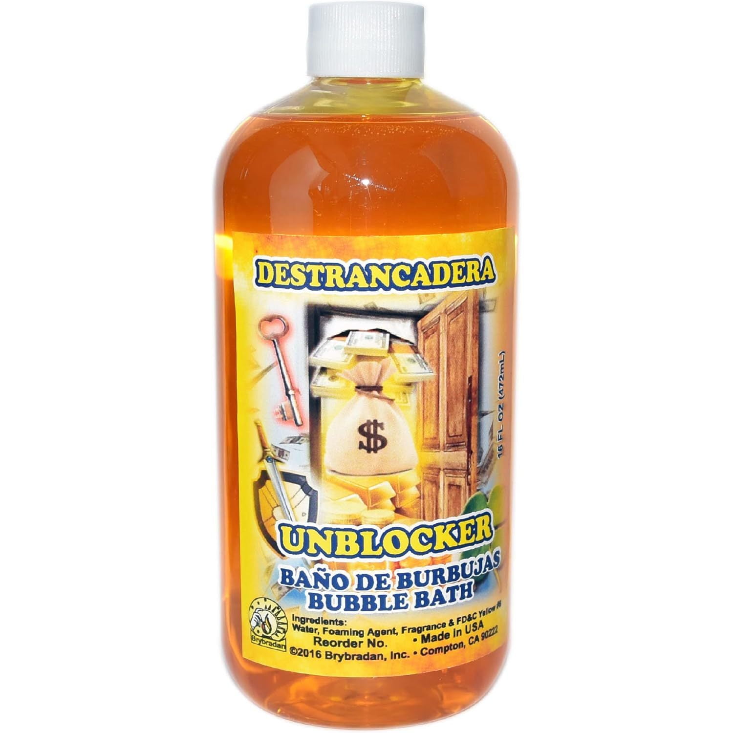 2 Bottles UNBLOCKER- DESTRANCADERA Bubble Bath 16 OZ Bottle - Magick ...