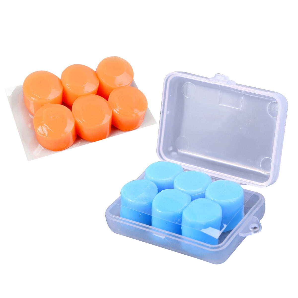 2 Box/6 Pair of Silicone Swimming Ear Plugs Ergonomic Underwater ...