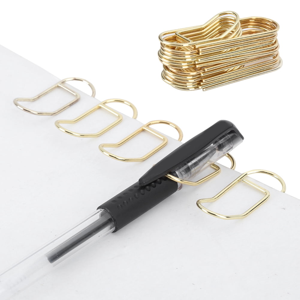 2 Box Metal Pen Holder Pen Organizer Clips Paper Clip Stationery Tool ...
