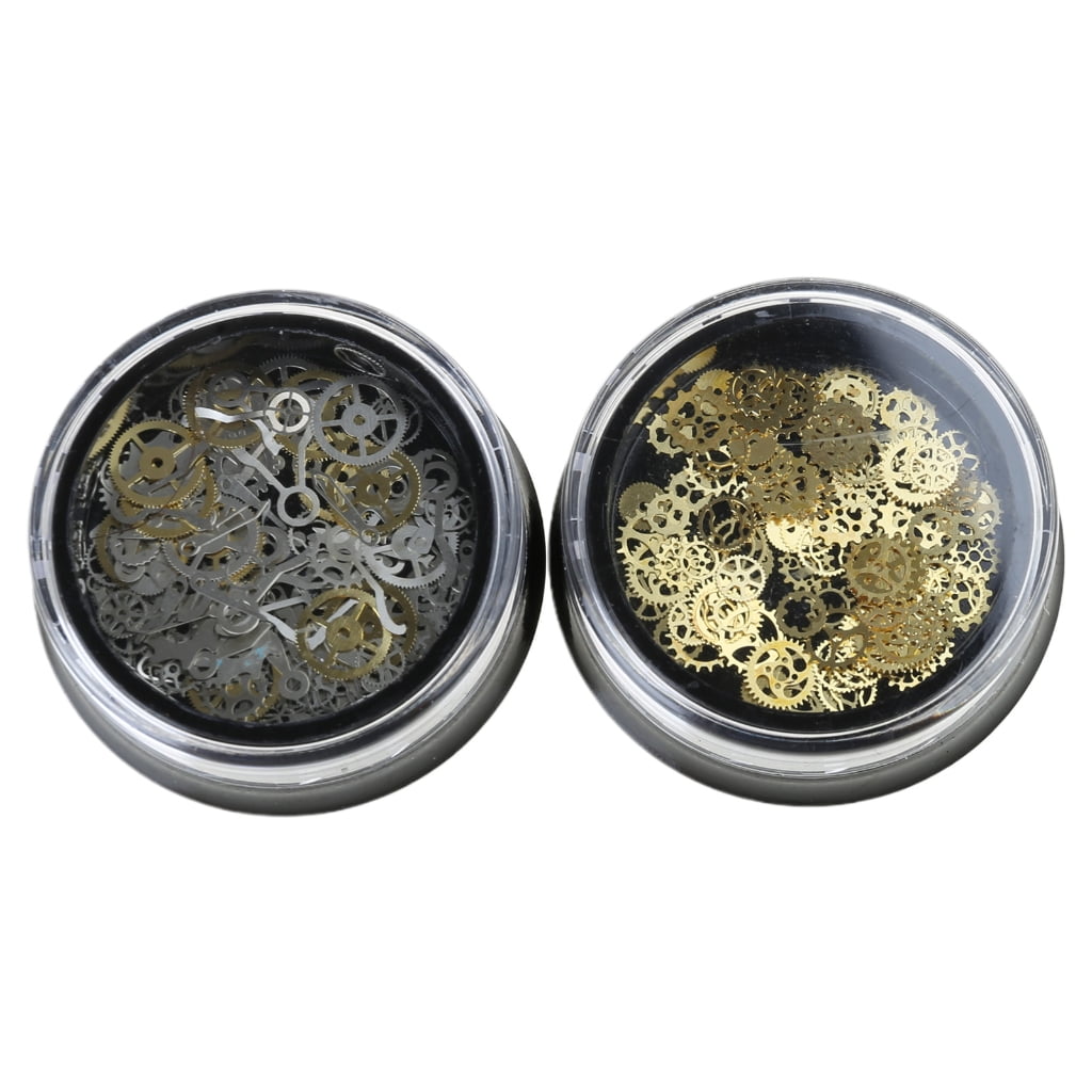 2 Box Mixed Steampunk Cogs Gear Charm Resin Fill Accessories Craft ...