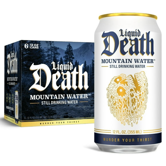 Liquid Death Sparkling Water in Water - Walmart.com