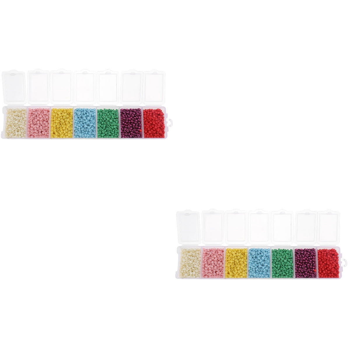 2 Boxes DIY Round Beads Jewelry Making Glass Beads Jewelries Bead ...