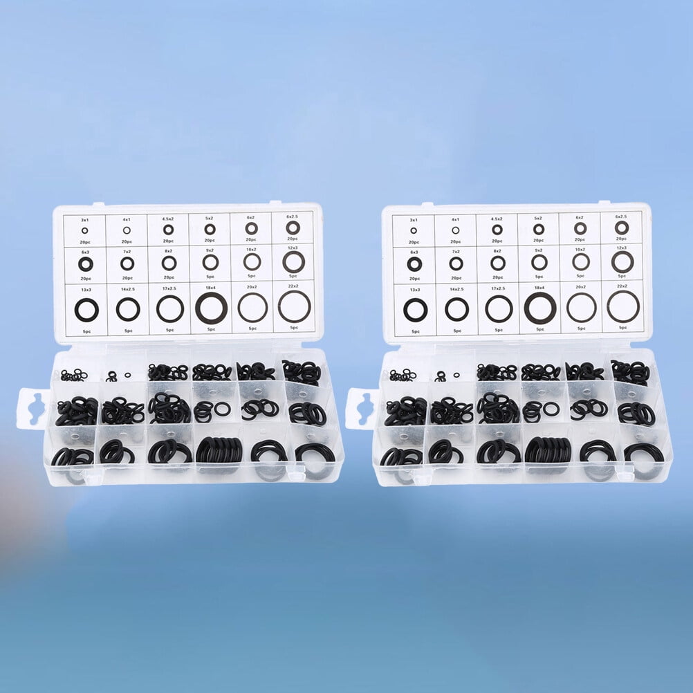 2 Boxes Grommet Kit Rubber Grommet Cable Repair Kit O-ring Gasket ...