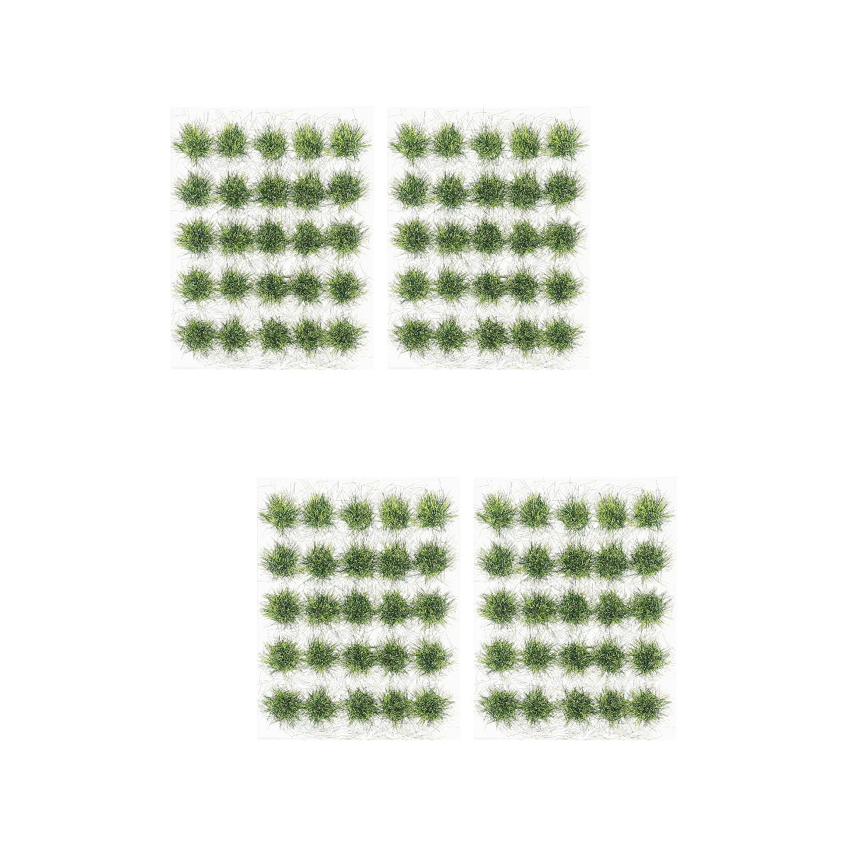 2 Boxes Mini Crafts Fake Grass Cluster Turf Artificial Miniatures ...