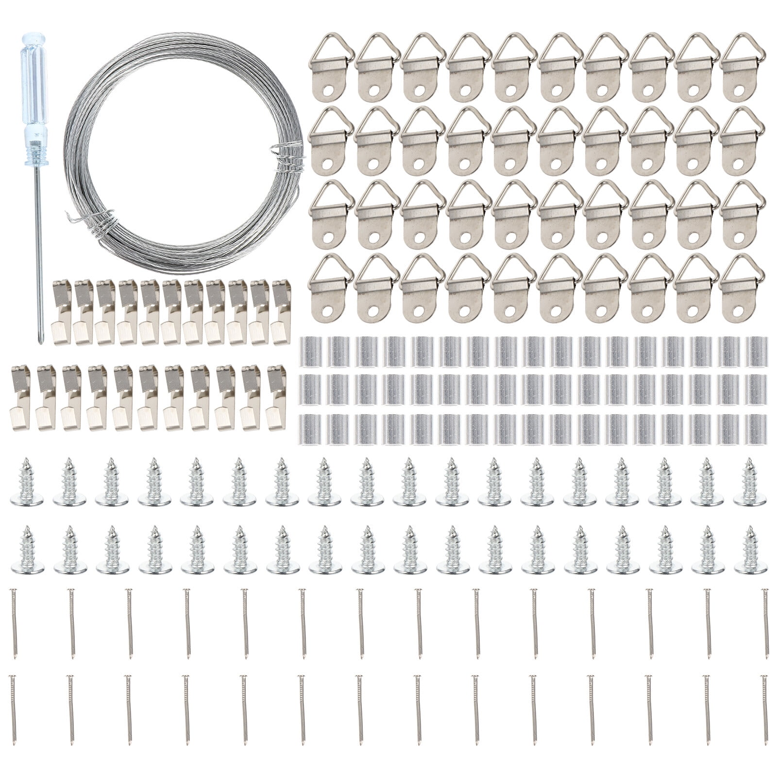 2 Boxes Picture Hook Frame Hanging Kit Heavy Duty Coat Hanger Hooks ...