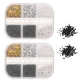 2 Boxes Round Dot Nail Art Glitter - Tiny Sequin Flakes DIY Manicure ...
