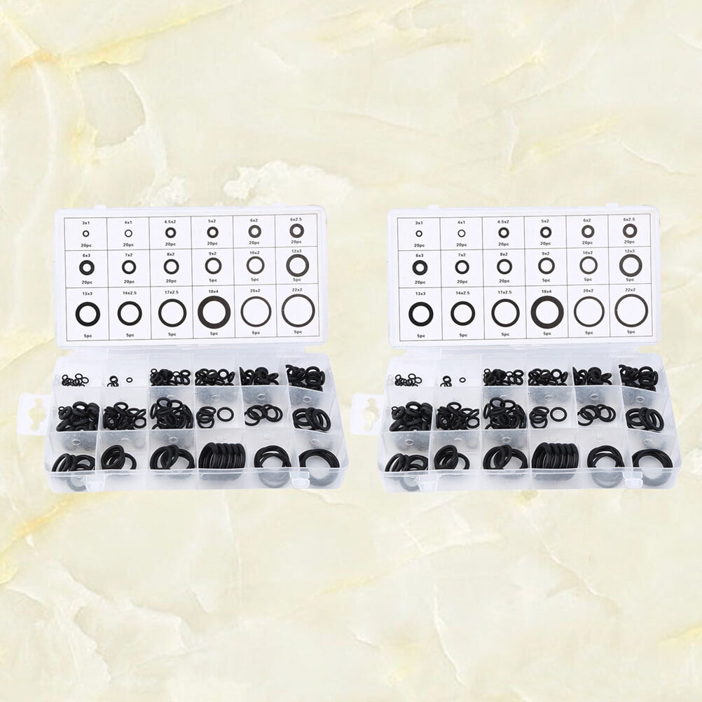 2 Boxes Rubber Grommet Kit Cable Repair Kit White Gaskets Rubber Wire ...