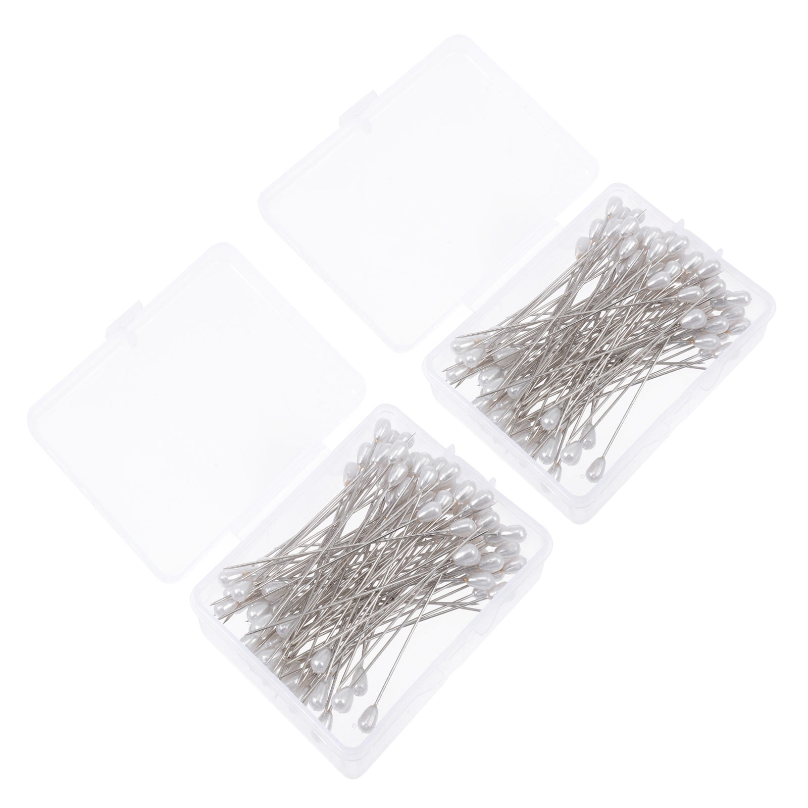 2 Boxes The Pearl Sewing Pin Cross Stitiching Pin Manual Positioning ...