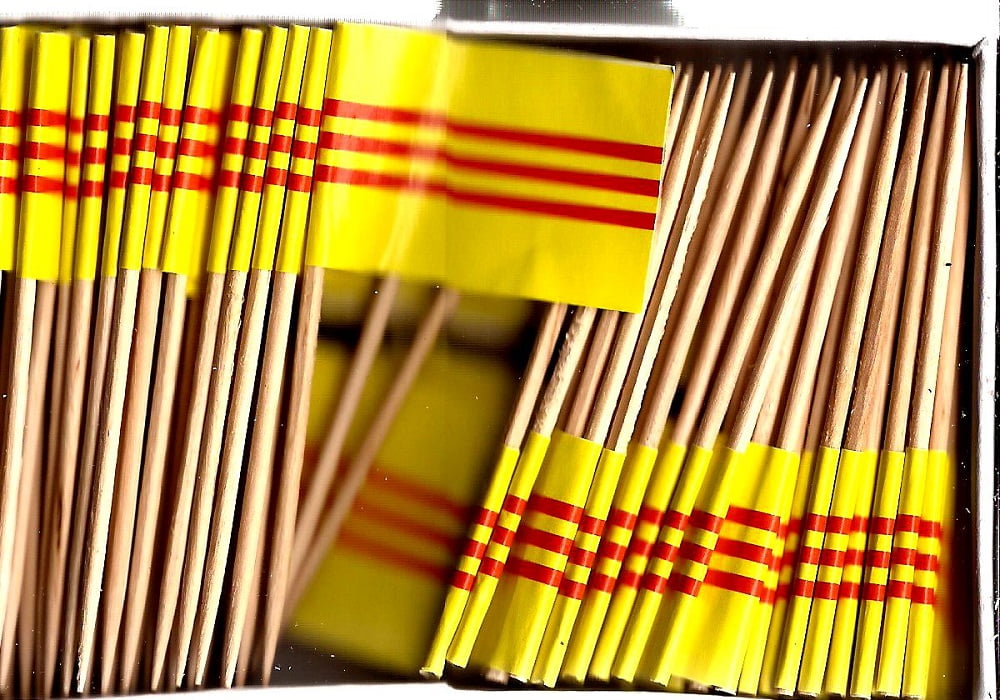 2 Boxes of Min S. Vietnam Toothpick Flags, 200 Small International Flag ...