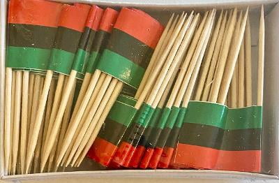 2 Boxes of Mini African American Toothpick Flags, 200 Small ...