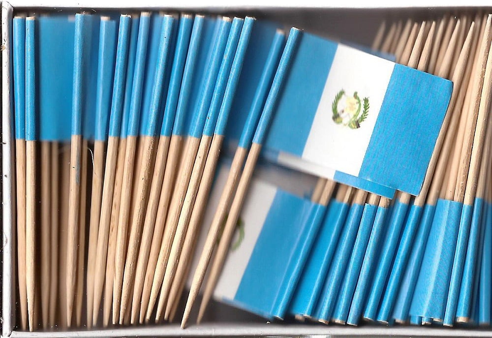 2 Boxes of Mini Guatemalan Toothpick Flags, 200 Small International ...