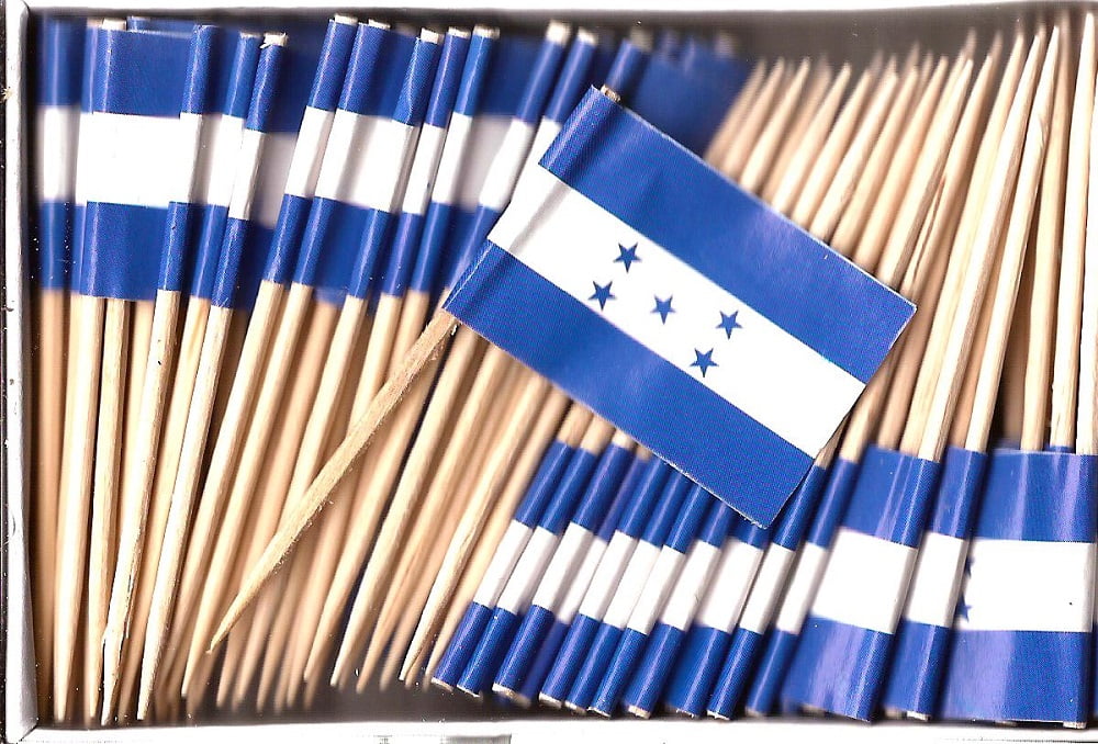 2 Boxes of Mini Honduras Toothpick Flags, 200 Small International Flag ...