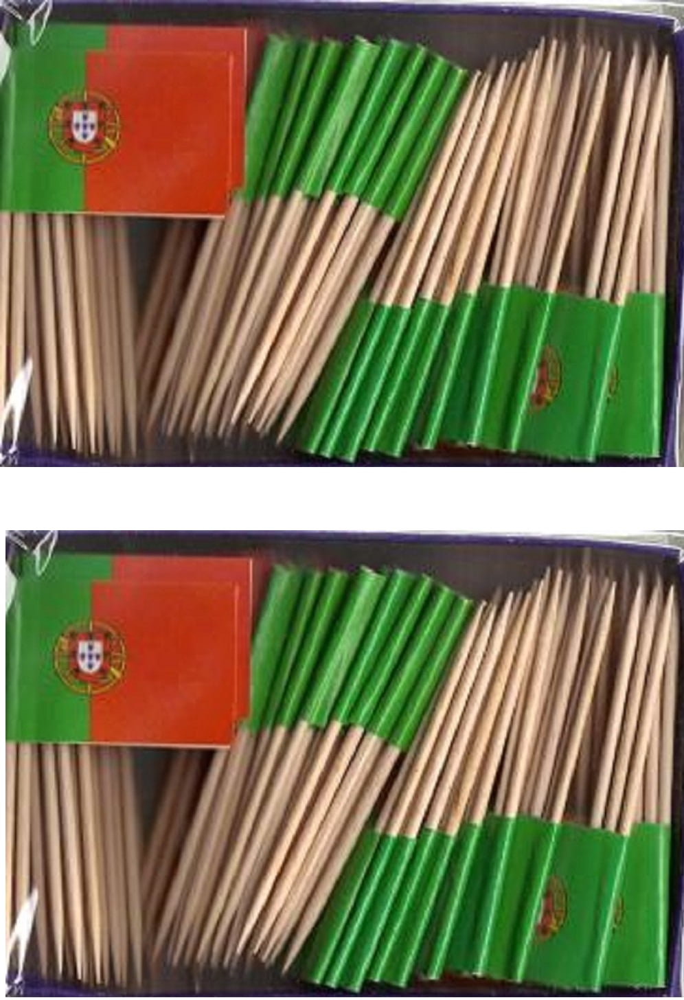 2 Boxes of Mini Portugal Toothpick Flags, 200 Small Portuguese Flag ...