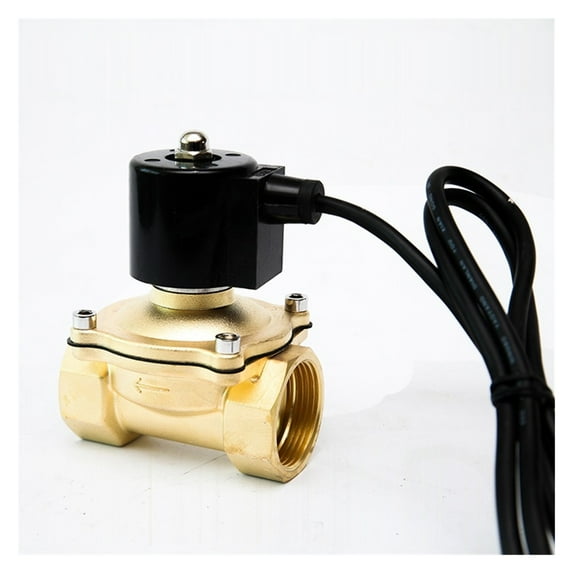 2" Brass Water Fountain Solenoid Valve 2 Inch Low Voltage ,Easy to Use ...