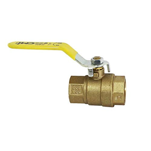 2" Brass ball valve female threaded full port irrigation water valve ...