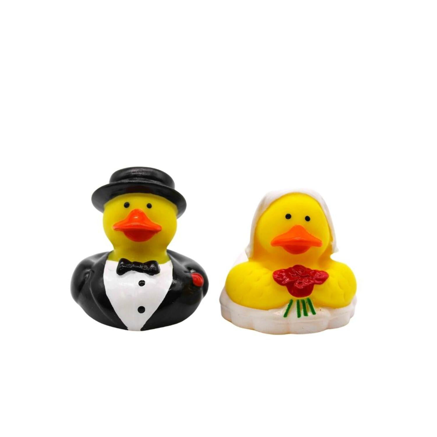 2" Bride and Groom Rubber Ducks (Dozen) - Walmart.com