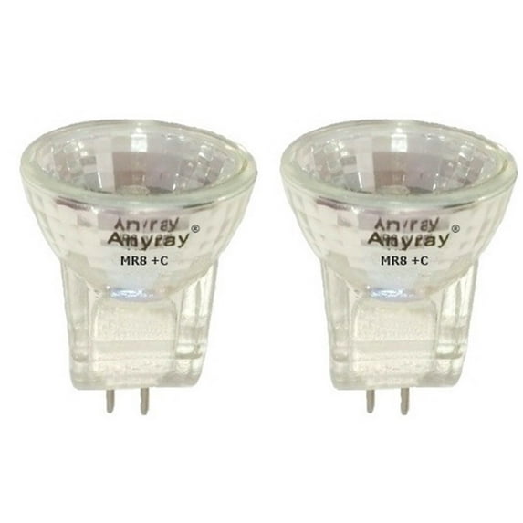 (2)-Bulbs 20-Watts MR8 12V 20W Fiber Optic Light Bulb 12-Volts ...