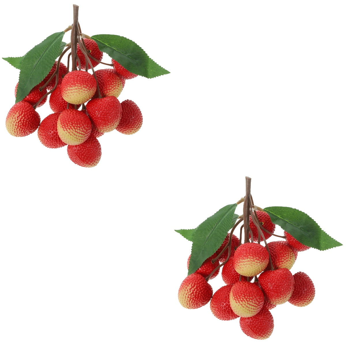 2 Bunches Artificial Fruit Lifelike Fruit Prop Realistic Food Model ...