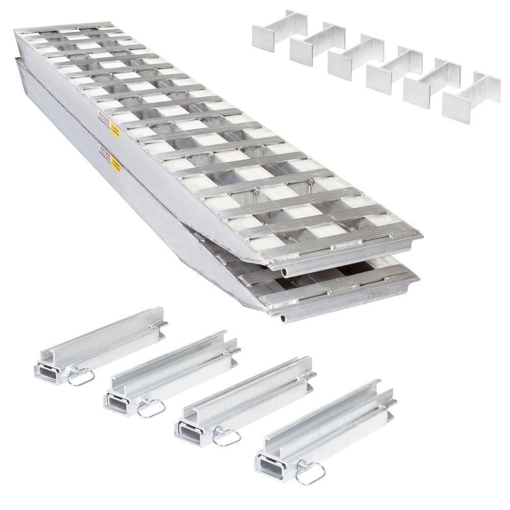 2-Bunk Load Leveler Step Deck Truck Trailer 96in Ramp Kit - Walmart.com