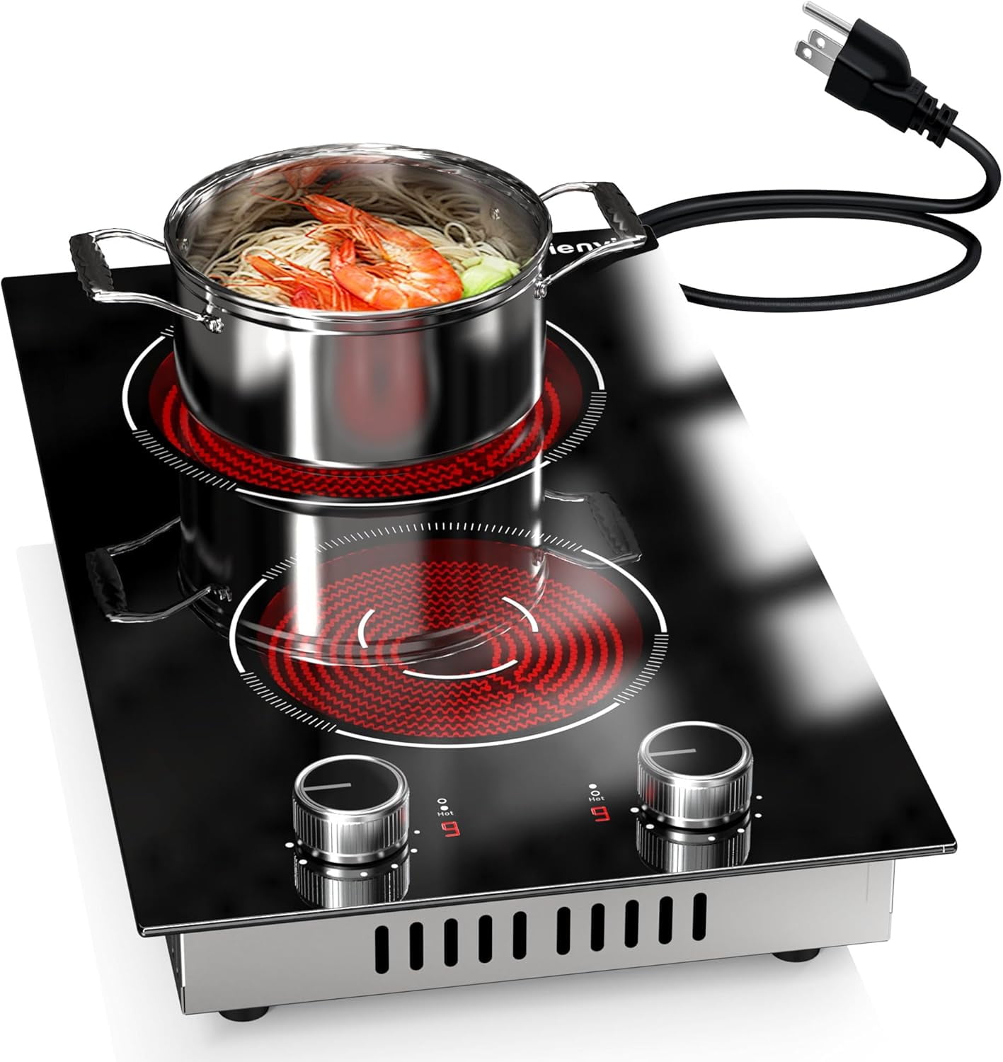 2 Burner Electric , 12 Inch Countertop & Built-in Electrical Stovetop ...