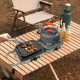 2 Burner Propane Camping Stove with Grill, 16000 BTU Portable Propane ...