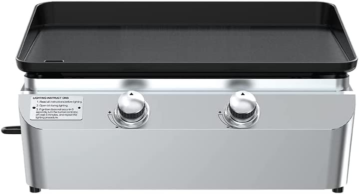 2-Burner Propane Gas Tabletop Griddle, 19,000 BTUs, 323 SQ In ...