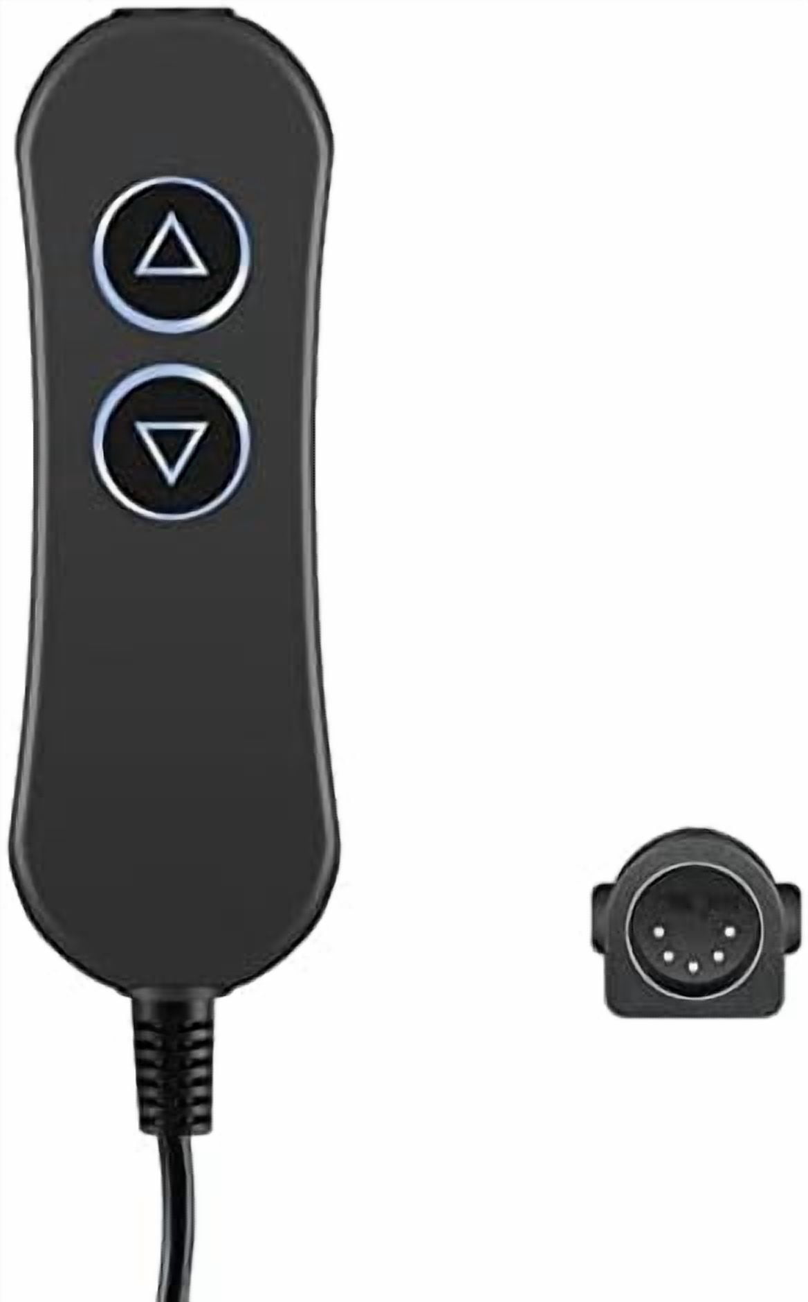 2 Button 5 Pin Prong Hand Control Handset Remote with USB and Backlight ...