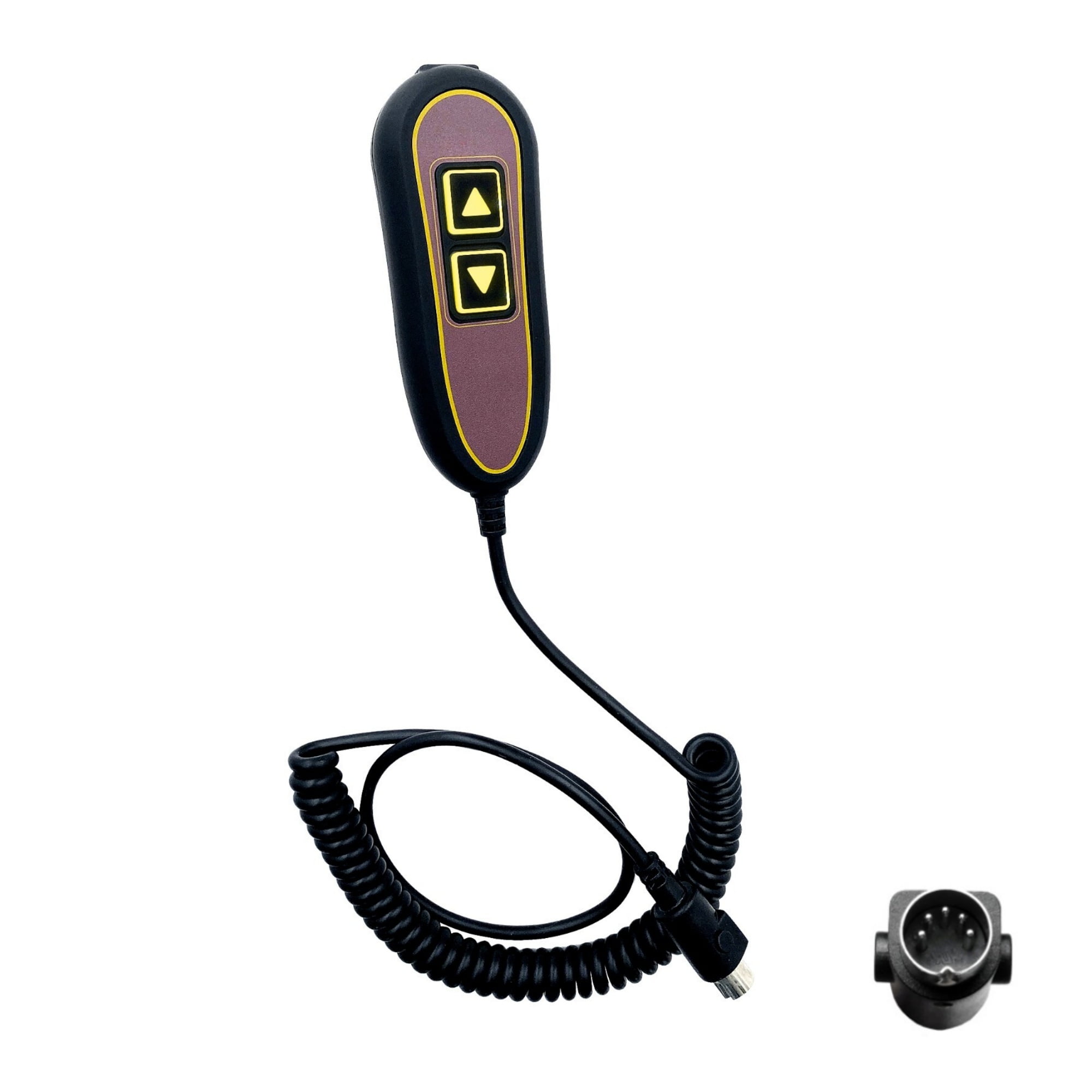 2 Button 5 Pin Remote Hand Control Replacement with USB and Backlight ...