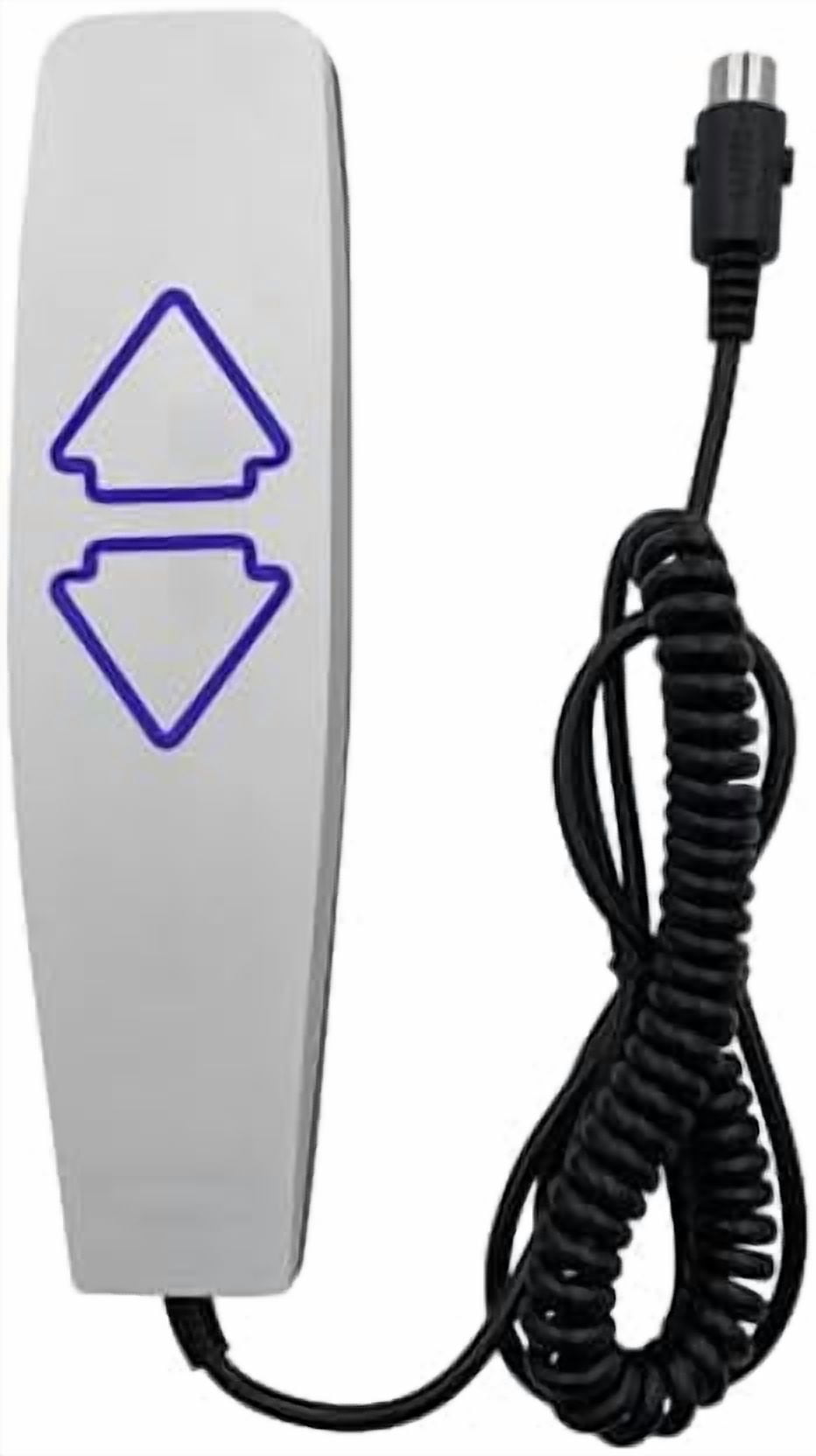 2 Button 5 Pin Remote Hand Control with USB A C Ports and Backlight for ...