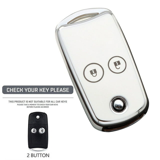 2 Button Flip Key Fob Cover Case for Civic for Accord for Jazz for CRV ...