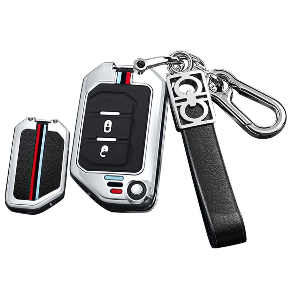 2 Button Key Fob Cover for Jeep Wrangler JL JLU Gladiator 4XE 2018-2021 ...